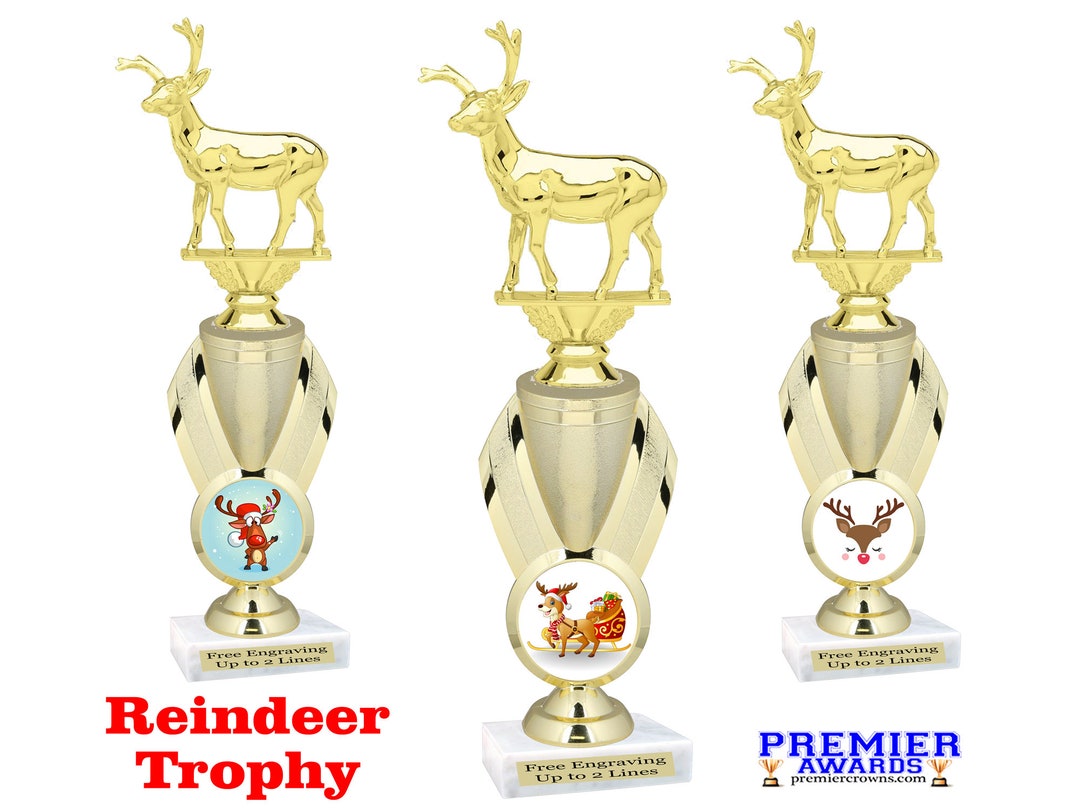Reindeer Trophy. Great Trophy for Your Holiday Events, Reindeer Runs ...