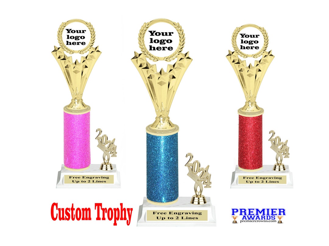 Custom Glitter Trophy. Great Trophy for Any Event, Competition, Pageant ...