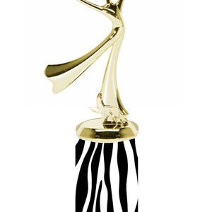 Animal Print Trophy With Choice of Figure. Numerous Trophy Heights ...