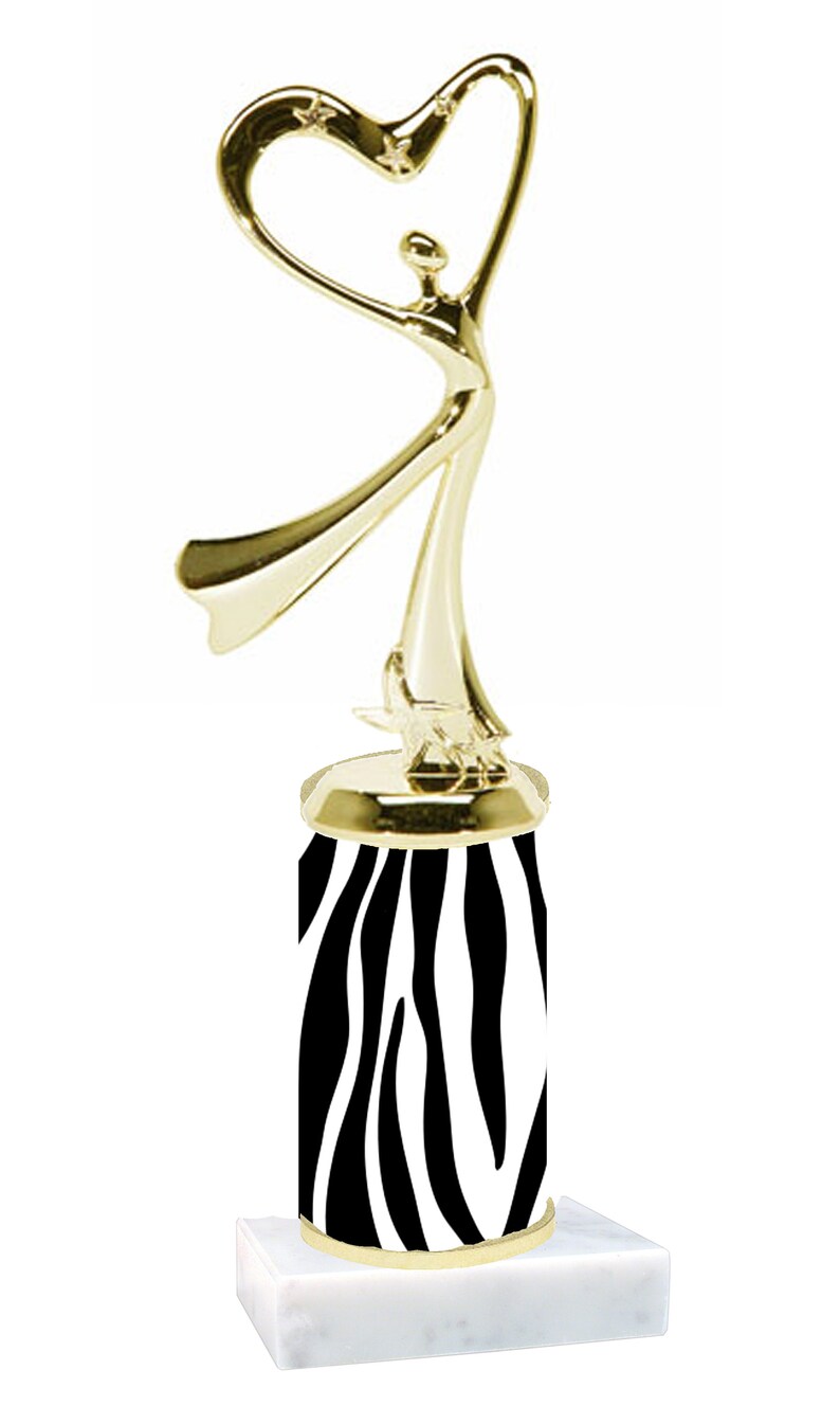 Animal Print Trophy With Choice of Figure. Numerous Trophy Heights ...