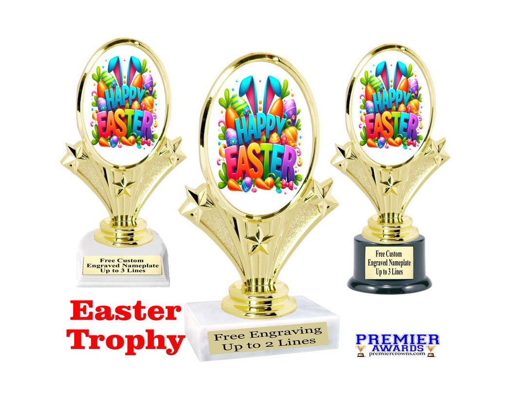 Easter Themed Trophy. Great for Easter Egg Hunts, Egg Decorating ...