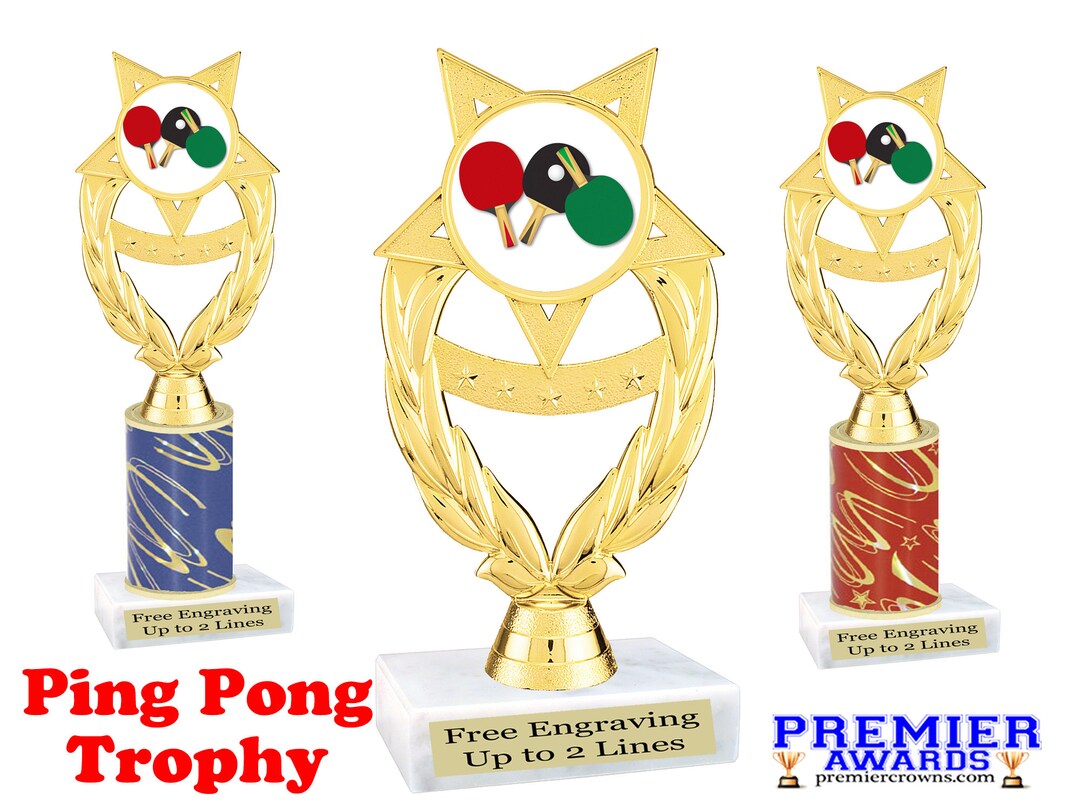 Ping Pong Trophy. Great Trophy for Your Summer Games, Bbqs, Parties ...