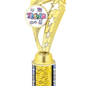 Trivia Trophy. Great Trophy for Your Next Family Game Night And/or ...