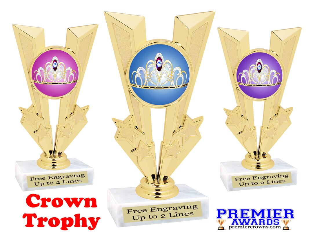 Crown Trophy. Great for Pageants, Contests, Competitions, Recitals ...