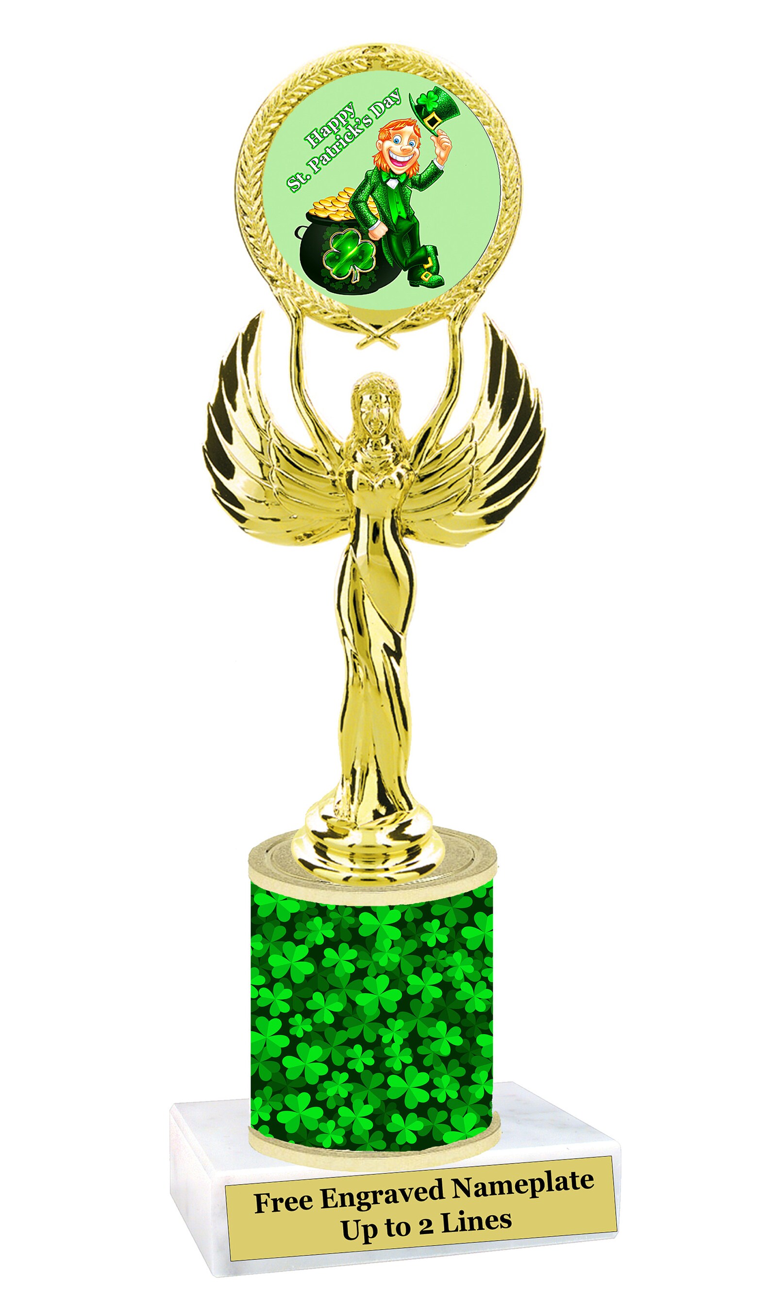 St. Patrick's Day Trophy. Great Award for Events - Etsy
