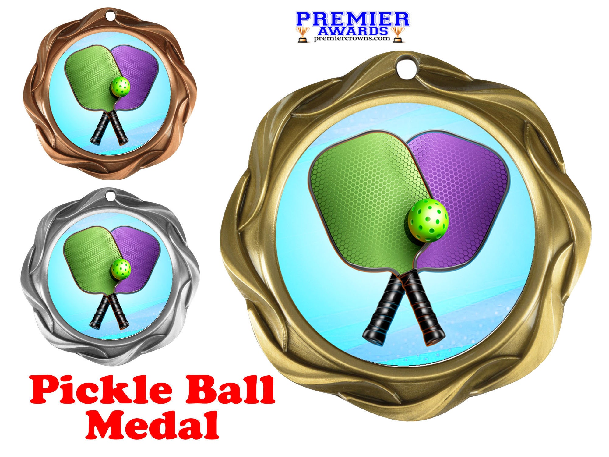 Pickle Ball Medal. Great Medal for Leagues Schools Teams - Etsy