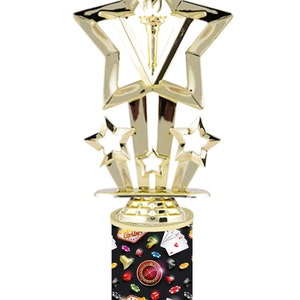 Casino Theme Trophy. Great Trophy for Your Next Family Game Night ...