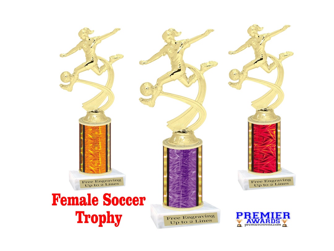 Female Soccer Star Trophy. Great Trophy for Your Soccer Team ...
