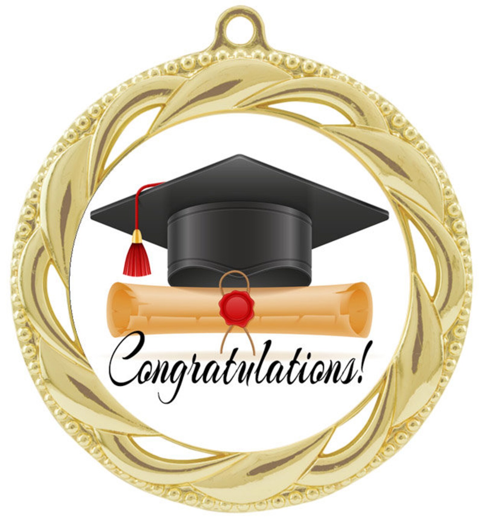 Graduation Theme Medal. Choice of 7 Designs. Includes Free | Etsy