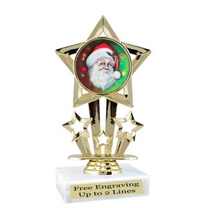 Santa Trophy. Great Trophy for Your Holiday Events, Pageants, Contests ...