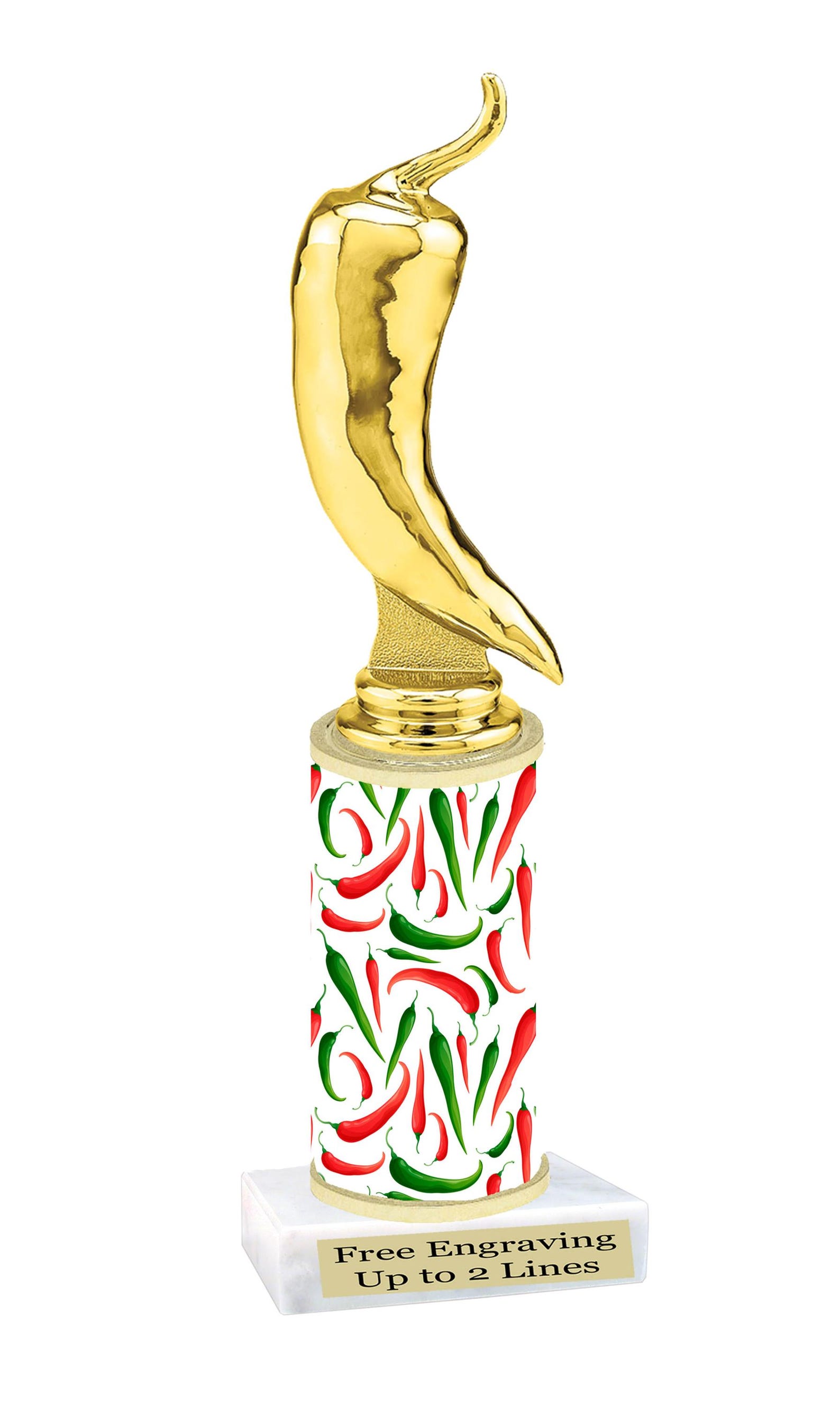 Chili Pepper Trophy. Great for Your Chili Cookoffs, Eating Contests ...