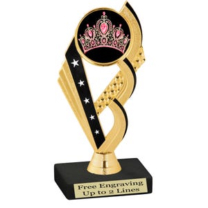 Great Crown Themed Trophy for Your Pageant, Contests, Events or Your ...
