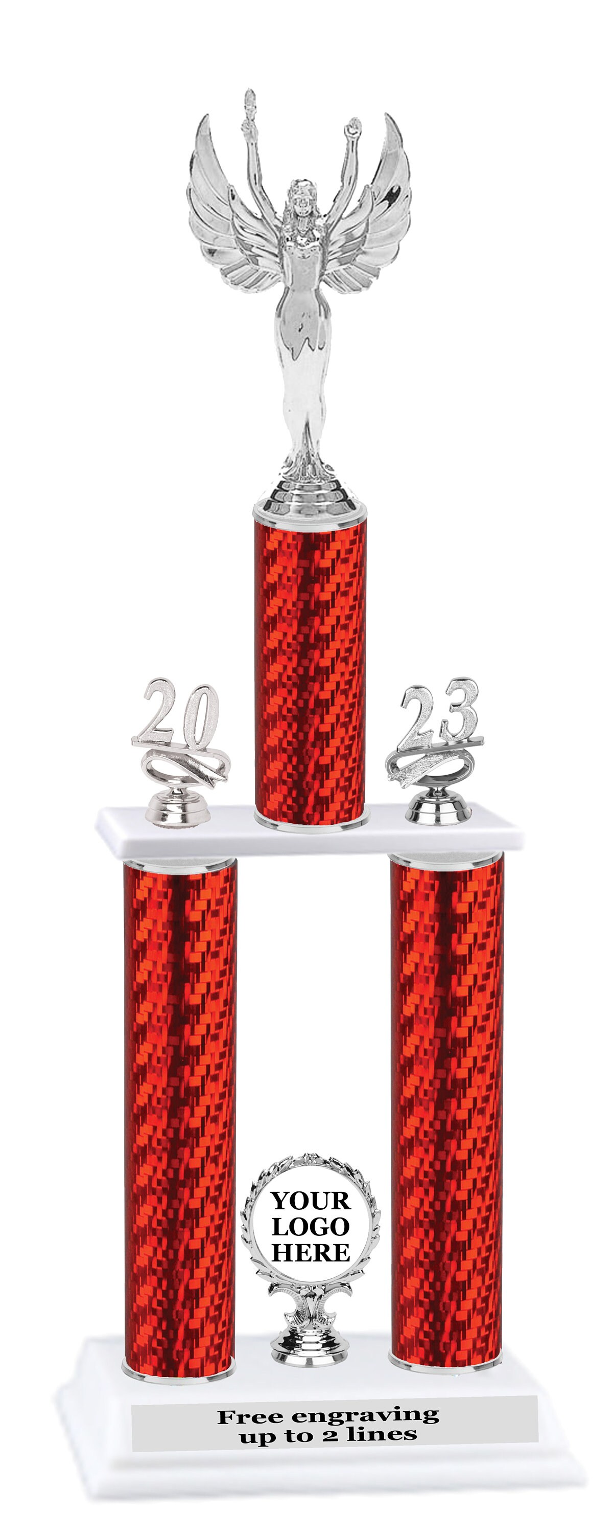 Custom 2-column Trophy. Available in 3 Trophy Heights & Choice of ...