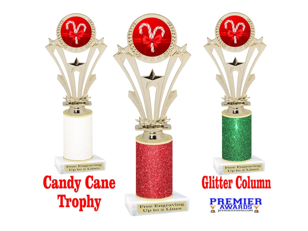 Candy Cane Theme Trophy. Great for All of Our Holiday Events, Contests ...
