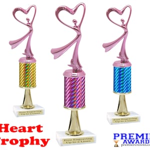 Heart Trophy. Great Trophy for Any Event, Competition, Party, Pageant ...