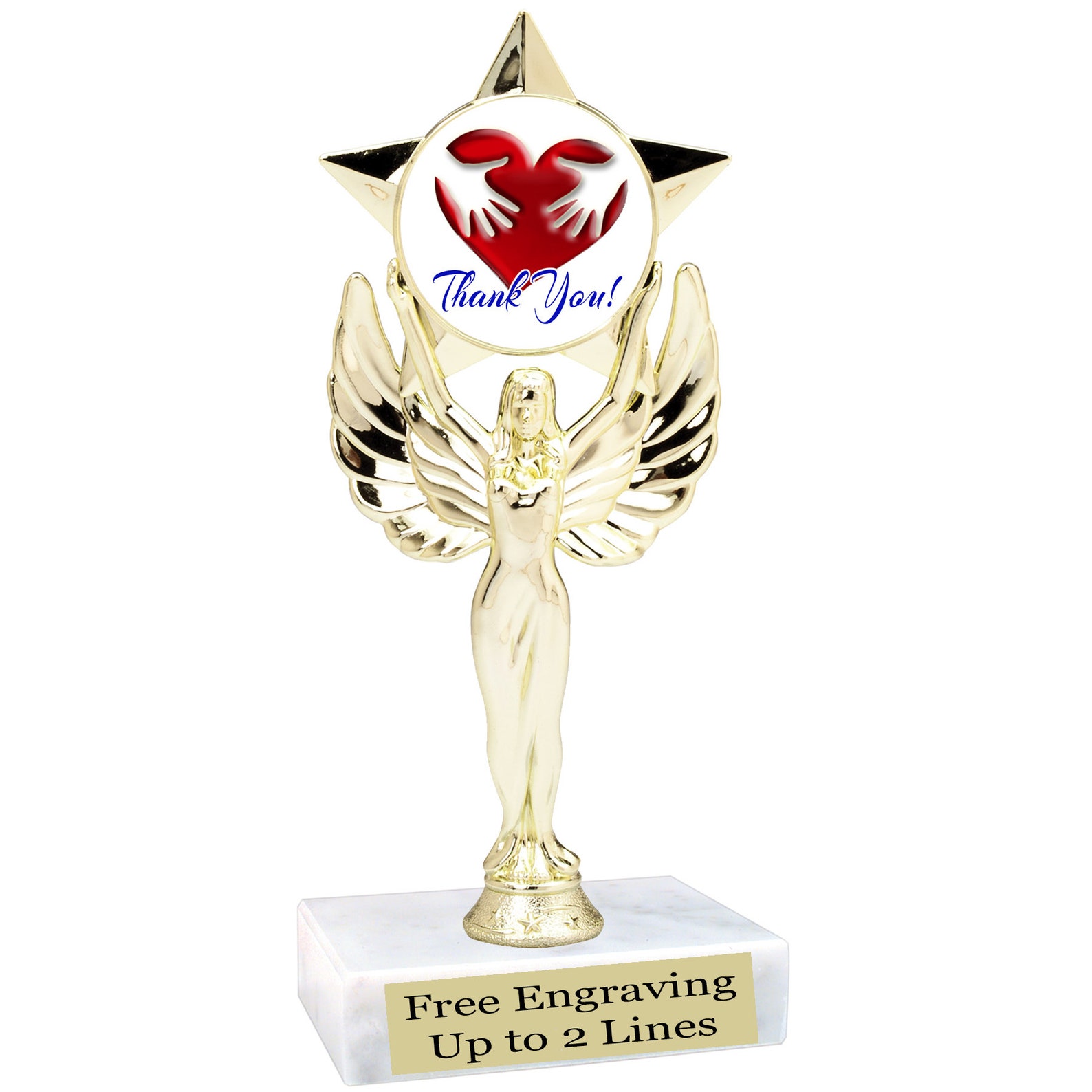 Medical Hero Award 6 Tall Trophy With Choice of Art | Etsy