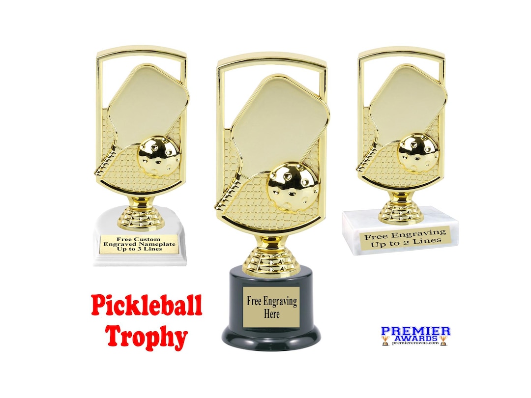 Pickleball Trophy. Great Award for Sports Leagues, Recreational ...