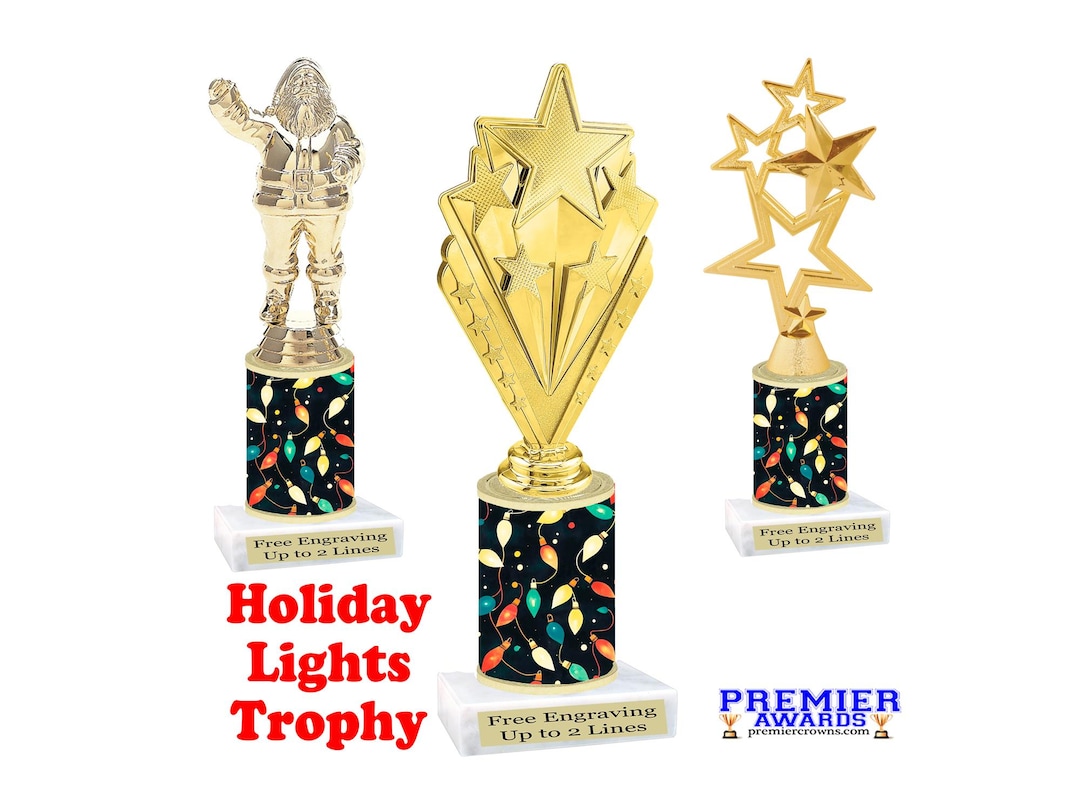 Holiday Lights Theme Trophy. Great for All of Your Decorating Contests ...
