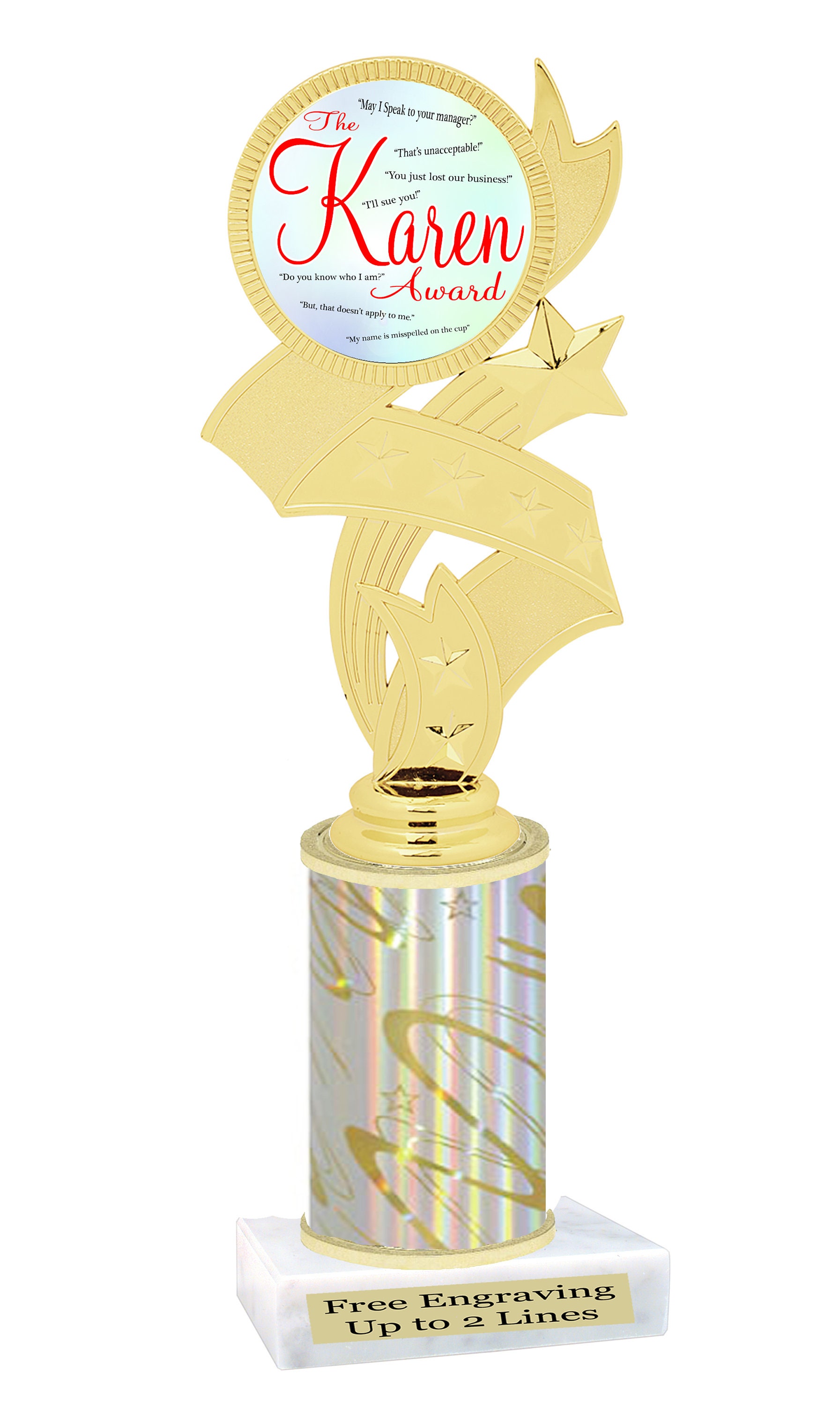 Collectibles Art & Collectibles The Original International Karen Award ...