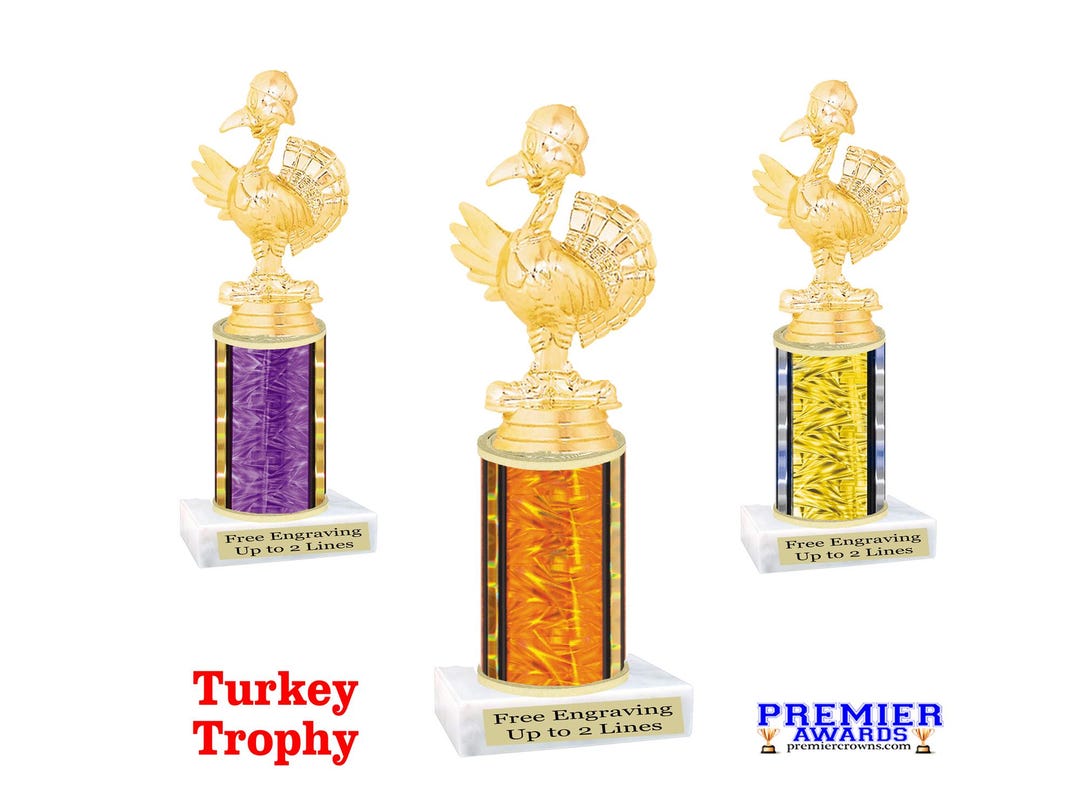 Turkey Trophy. Great for Your Thanksgiving Events! Choice of Column ...