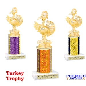 Turkey Trophy. Great for Your Thanksgiving Events! Choice of Column ...