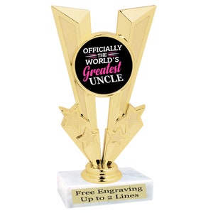 Best "family" Theme Trophy. Best Awards for Family Members Will ...