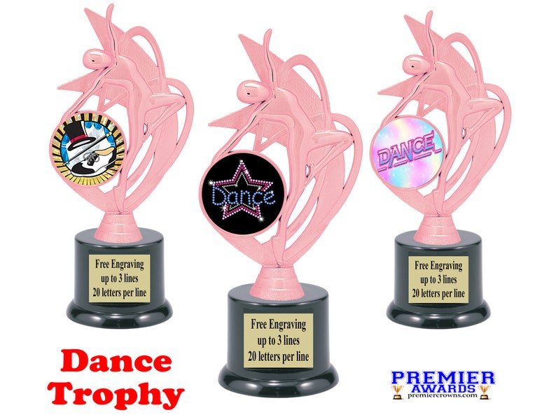 Dance Trophy With Choice of Art Work. 8 Tall. Great | Etsy