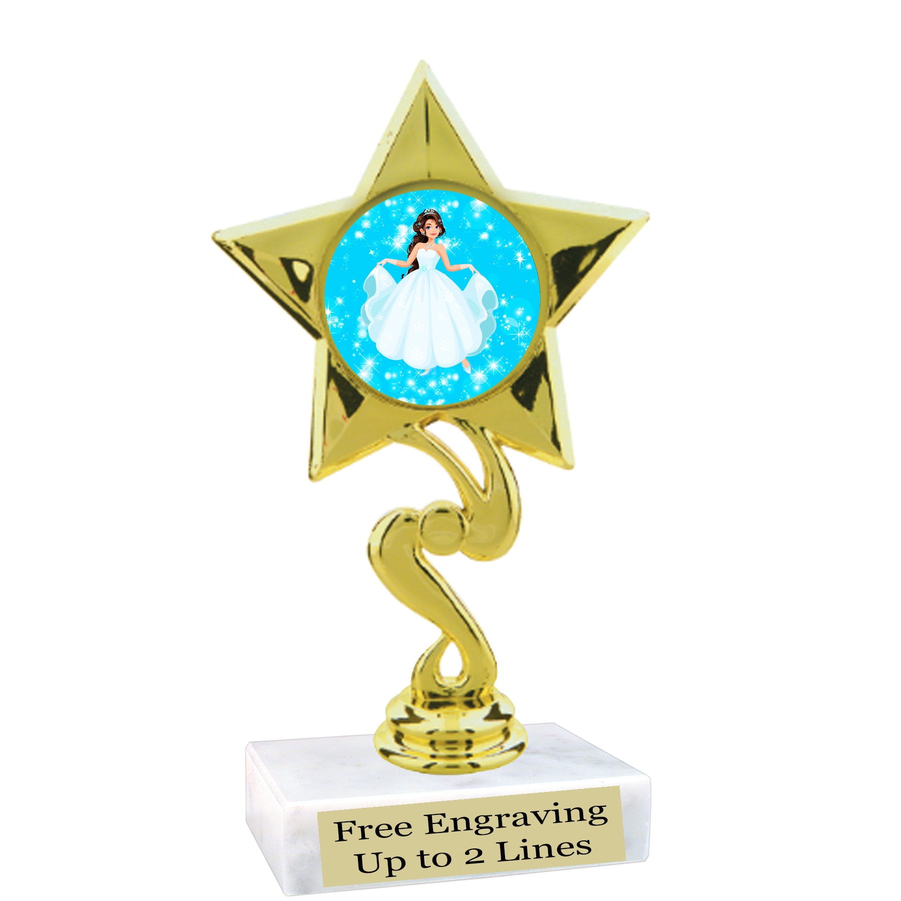 Princess Trophy. 6 Tall With Choice of 4 Designs. Every - Etsy