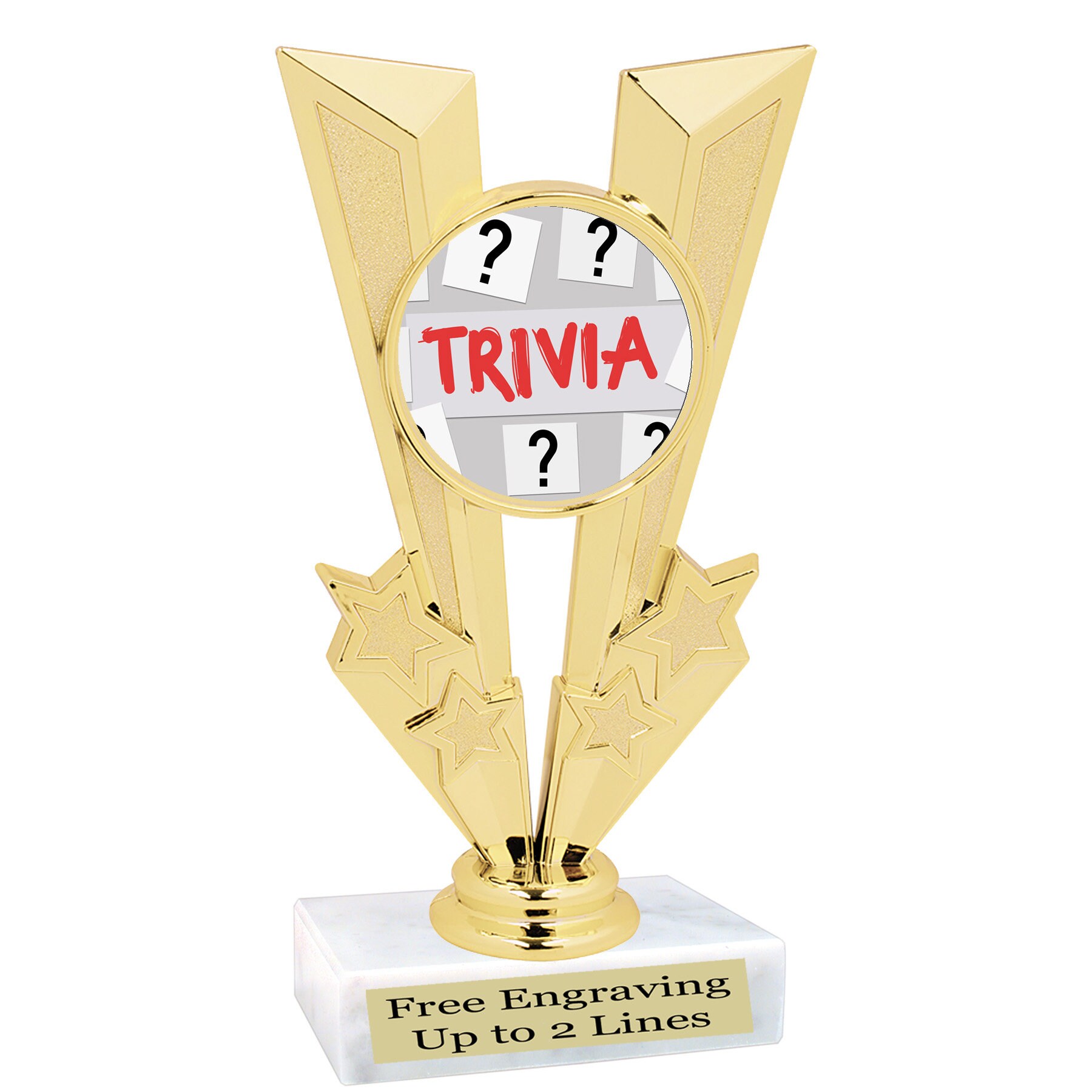 Trivia Trophy. Great Trophy for Your Next Family Game Night | Etsy