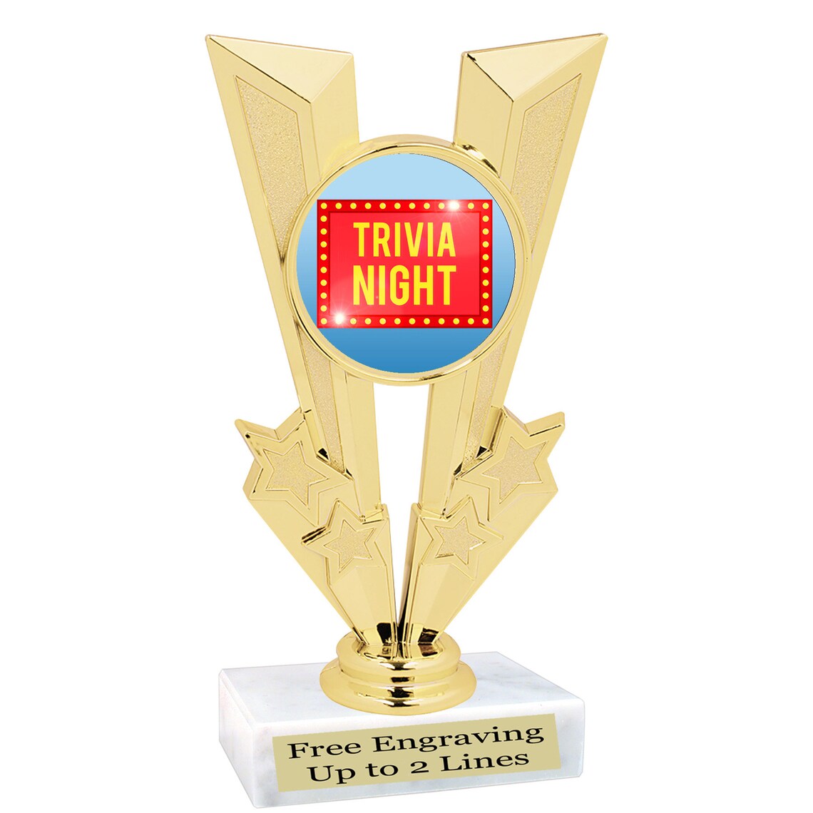 Trivia Trophy. Great Trophy for Your Next Family Game Night | Etsy