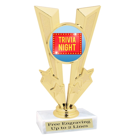 Memorabilia Trivia Medal Great trophy for your next family game night ...