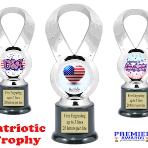 Patriotic - 4th of July Trophy. Show off Your Patriotic Spirit at Your ...
