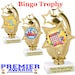 BINGO Trophy 6 Tall With Choice of 5 Designs. Great Trophy for Your ...