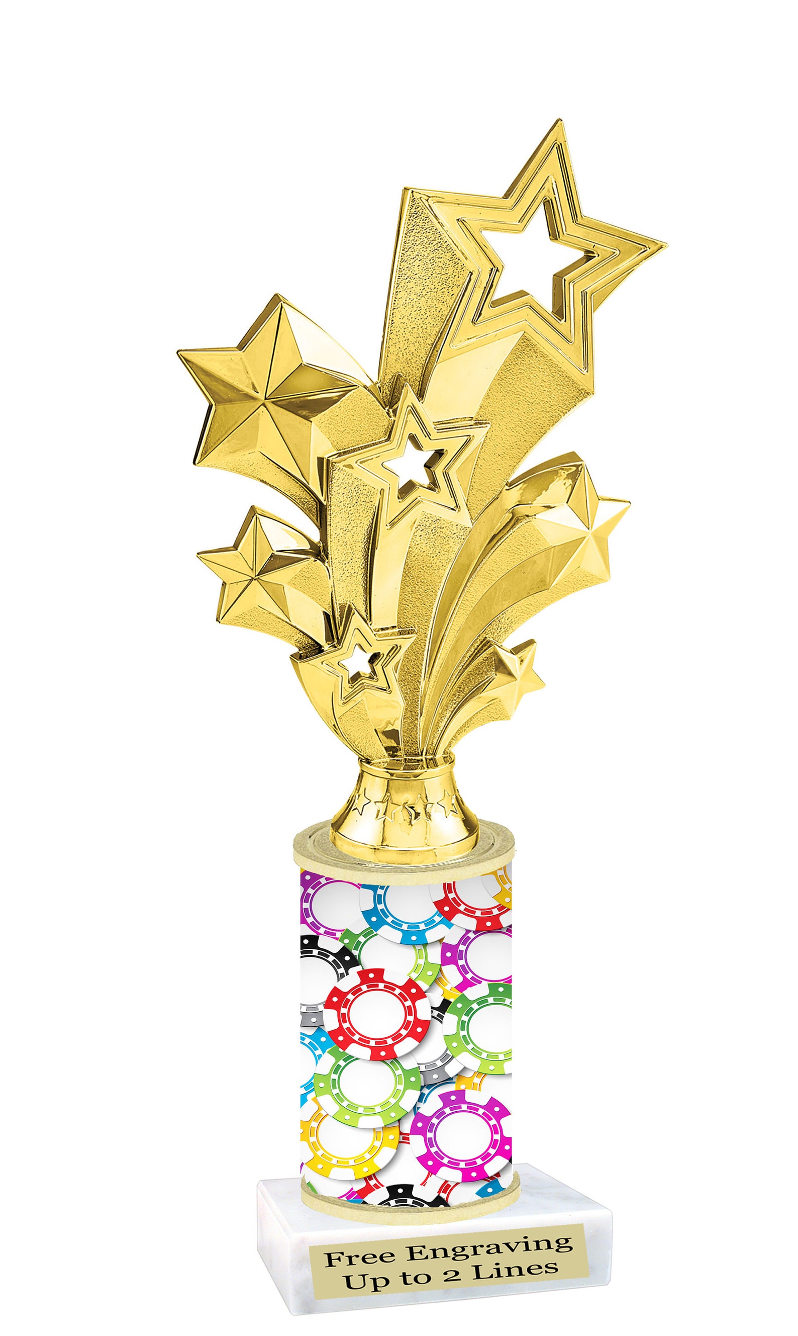 Casino Theme Trophy. Great Trophy for Your Next Family Game Night ...