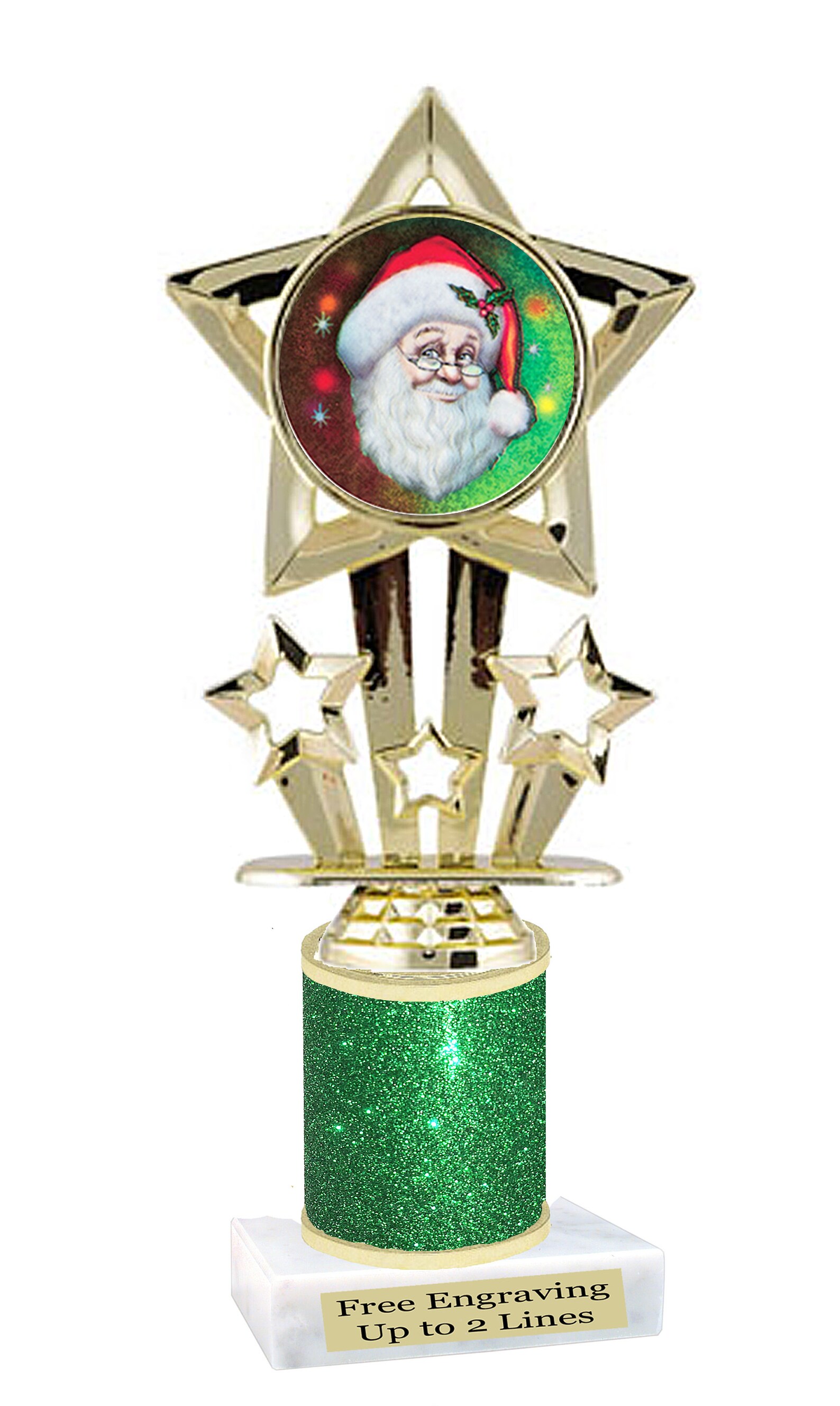 Santa Trophy. Great Trophy for Your Holiday Events Pageants - Etsy