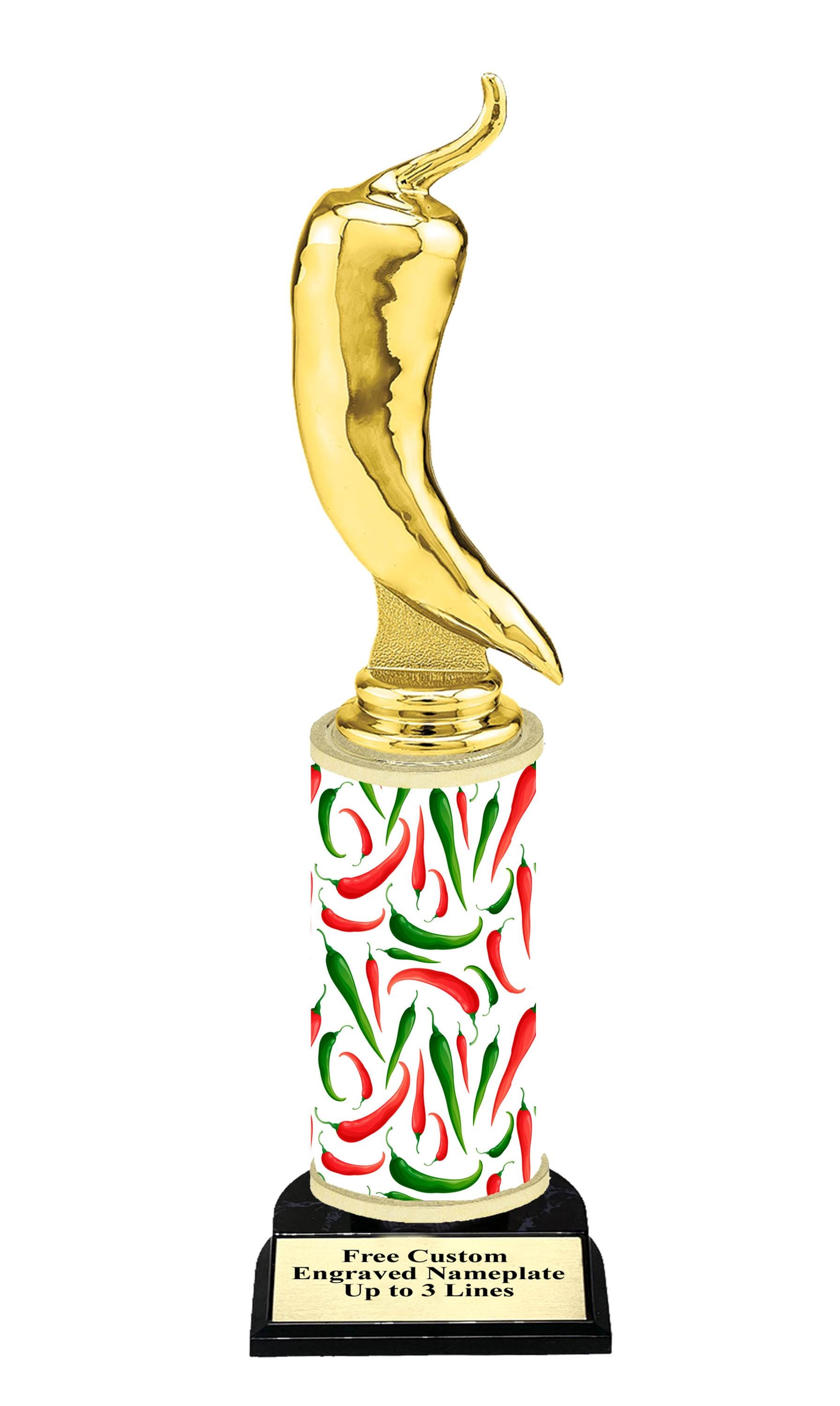 Chili Pepper Trophy. Great for Your Chili Cookoffs, Eating Contests ...