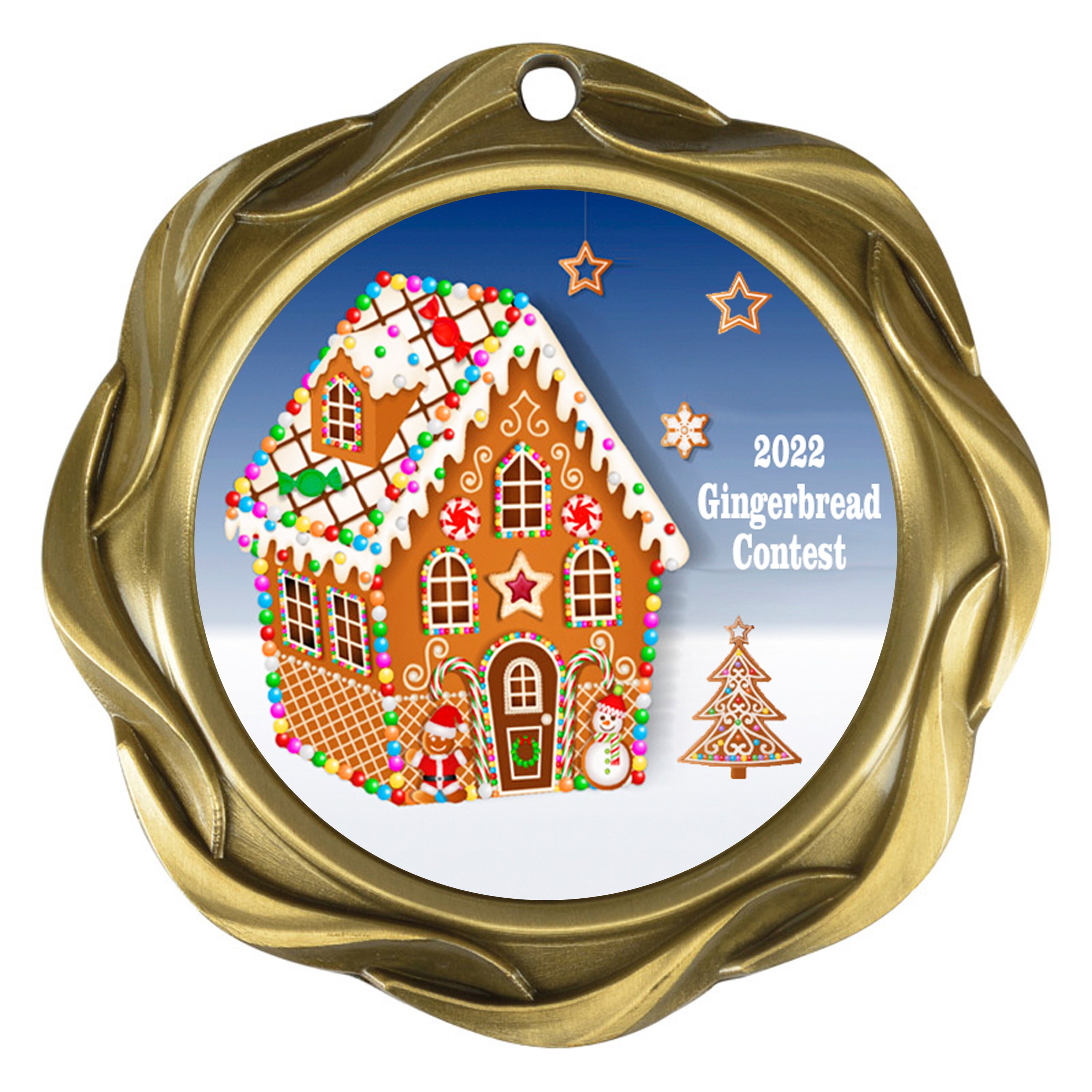 Gingerbread House Medal. Great for Those Holiday Baking - Etsy