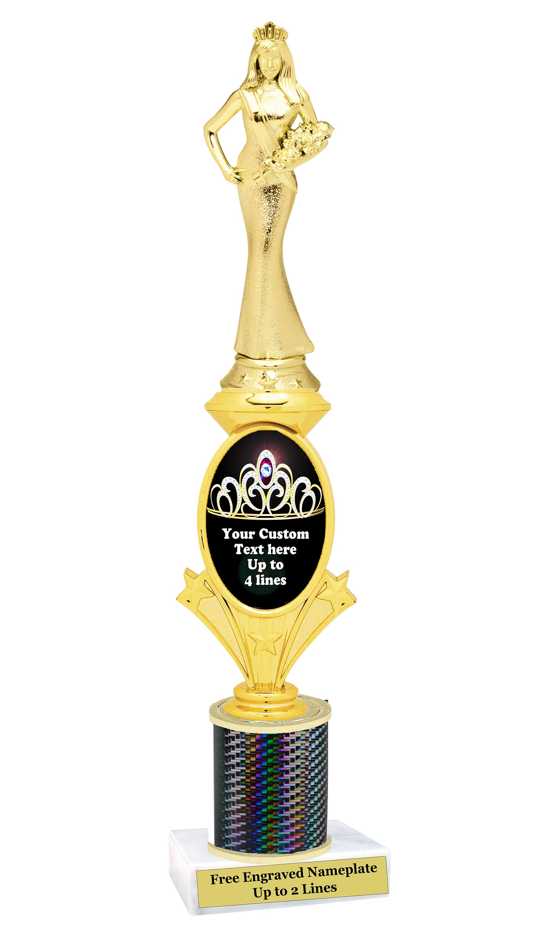 Queen Trophy. Customize Artwork Great for Pageants Recitals - Etsy