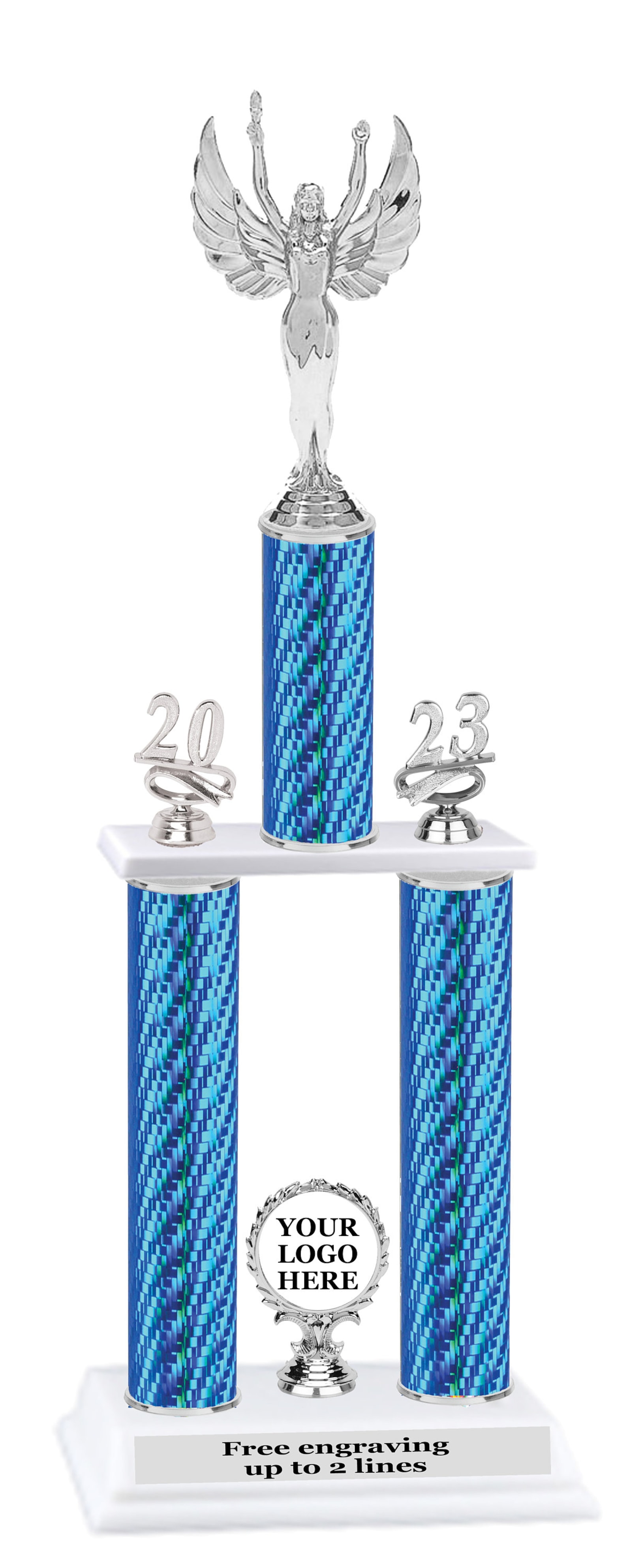 Custom 2-column Trophy. Available in 3 Trophy Heights & Choice of ...