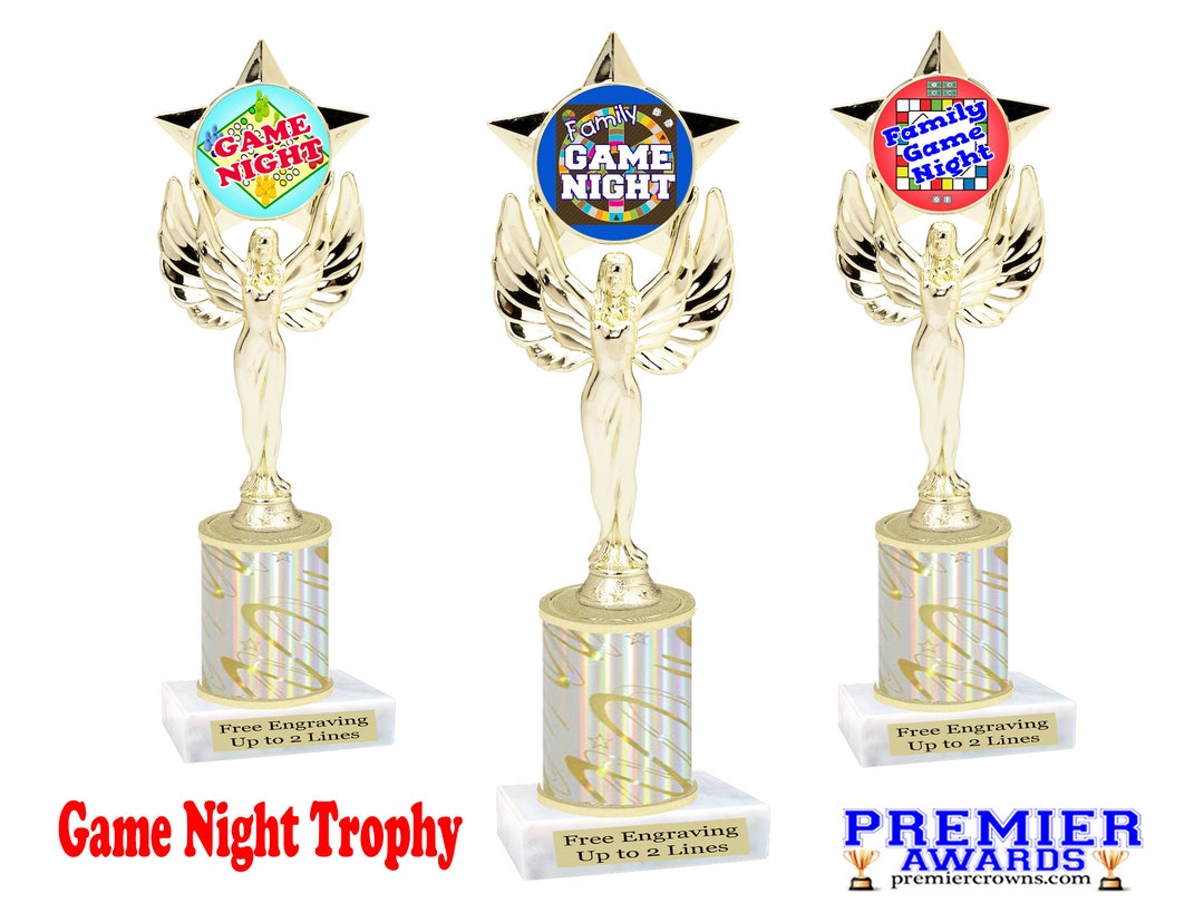 Game Night Trophy. Great Trophy for Your Family Game Night! Start a New ...