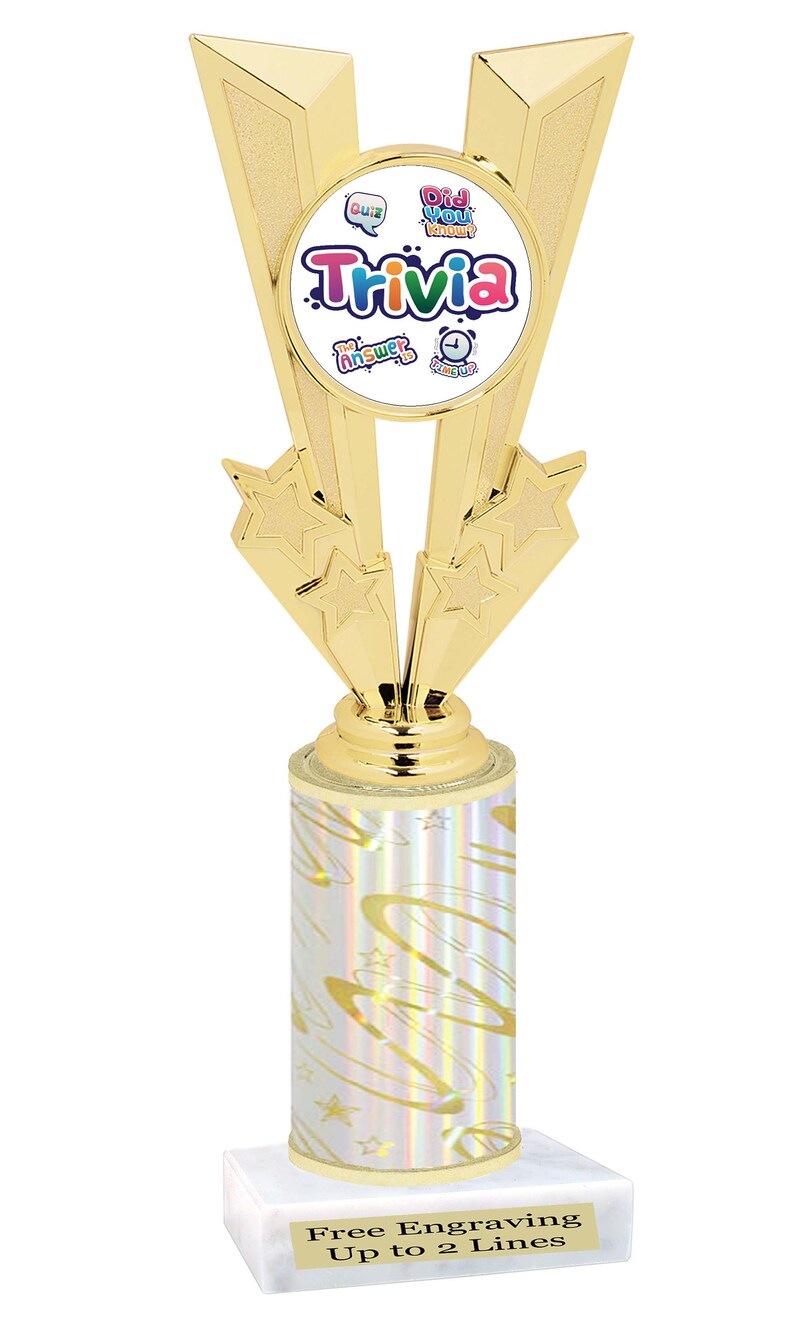 Trivia Trophy. Great Trophy for Your Next Family Game Night And/or ...