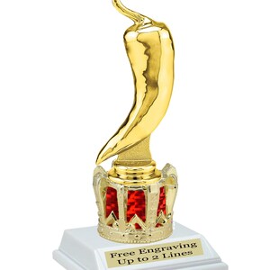 Chili Pepper Trophy. Great Trophy for Chili Cook off Events, BBQ Events ...