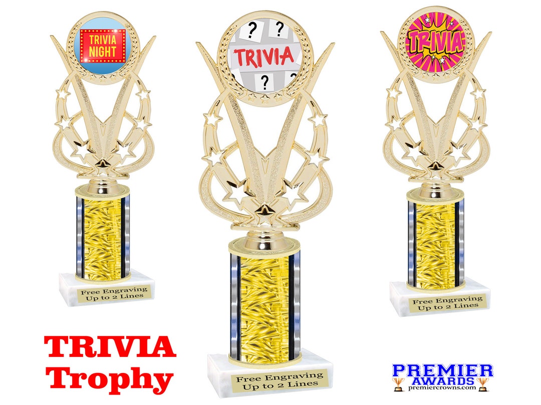 Trivia Trophy. Great Trophy for Your Next Family Game Night And/or ...
