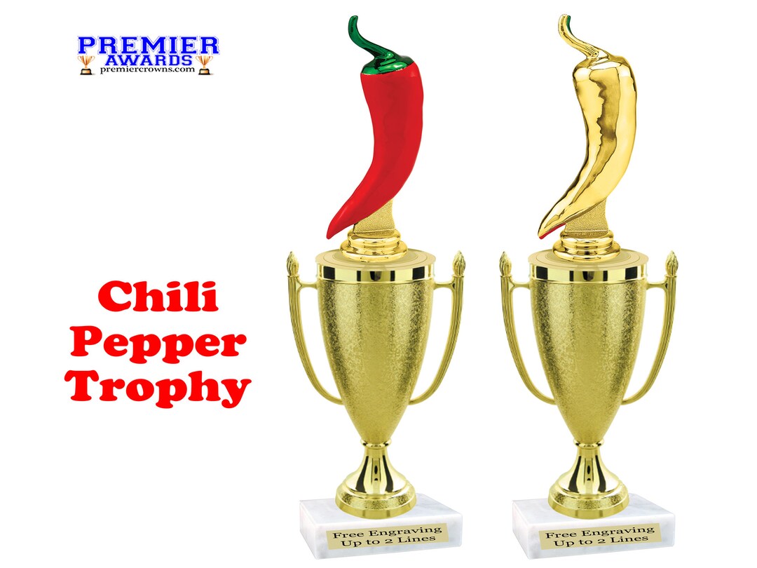 Chili Cook off Trophy. 11" Tall.. Great Trophy for Chili Cook off ...