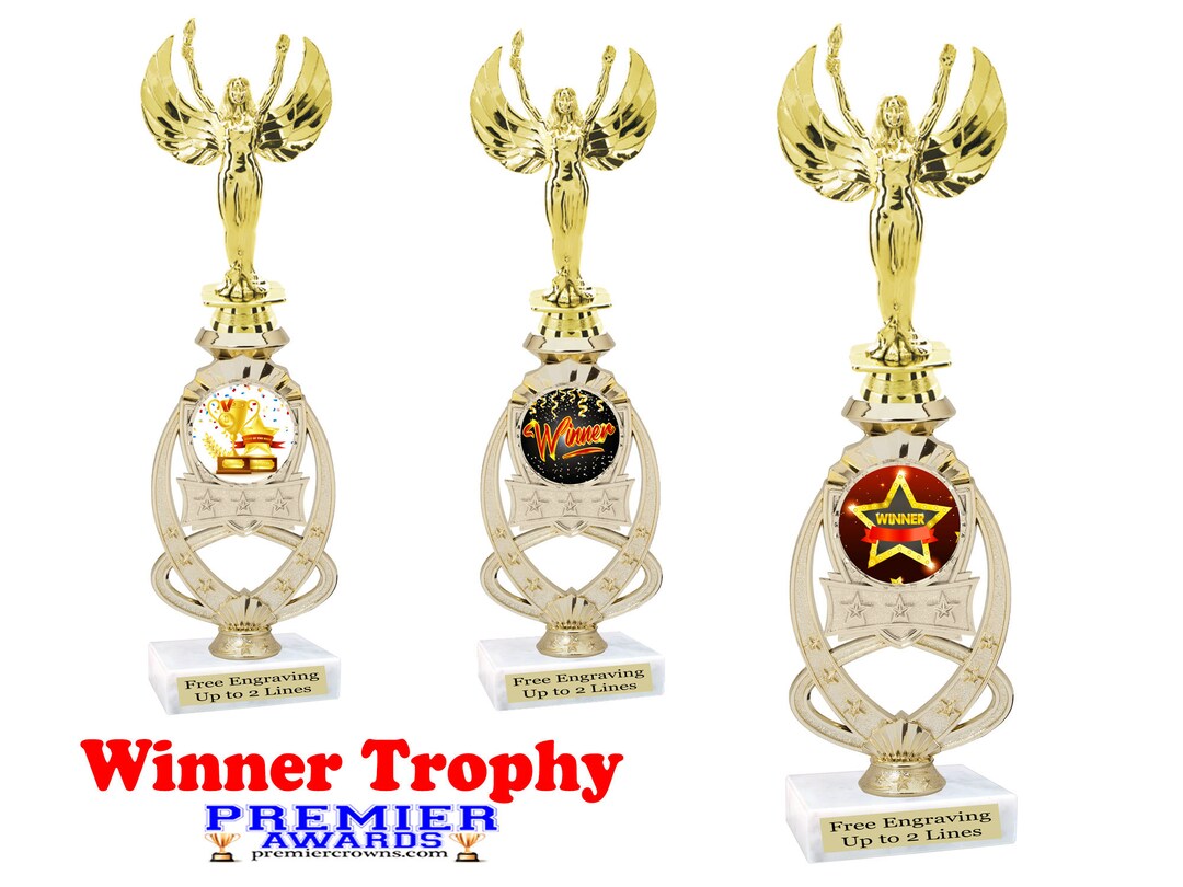 WINNER Theme Trophy. Great Trophy for Any Event Pageant - Etsy