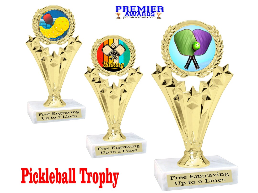 Pickleball Trophy. Great Award for Sports Leagues, Recreational ...