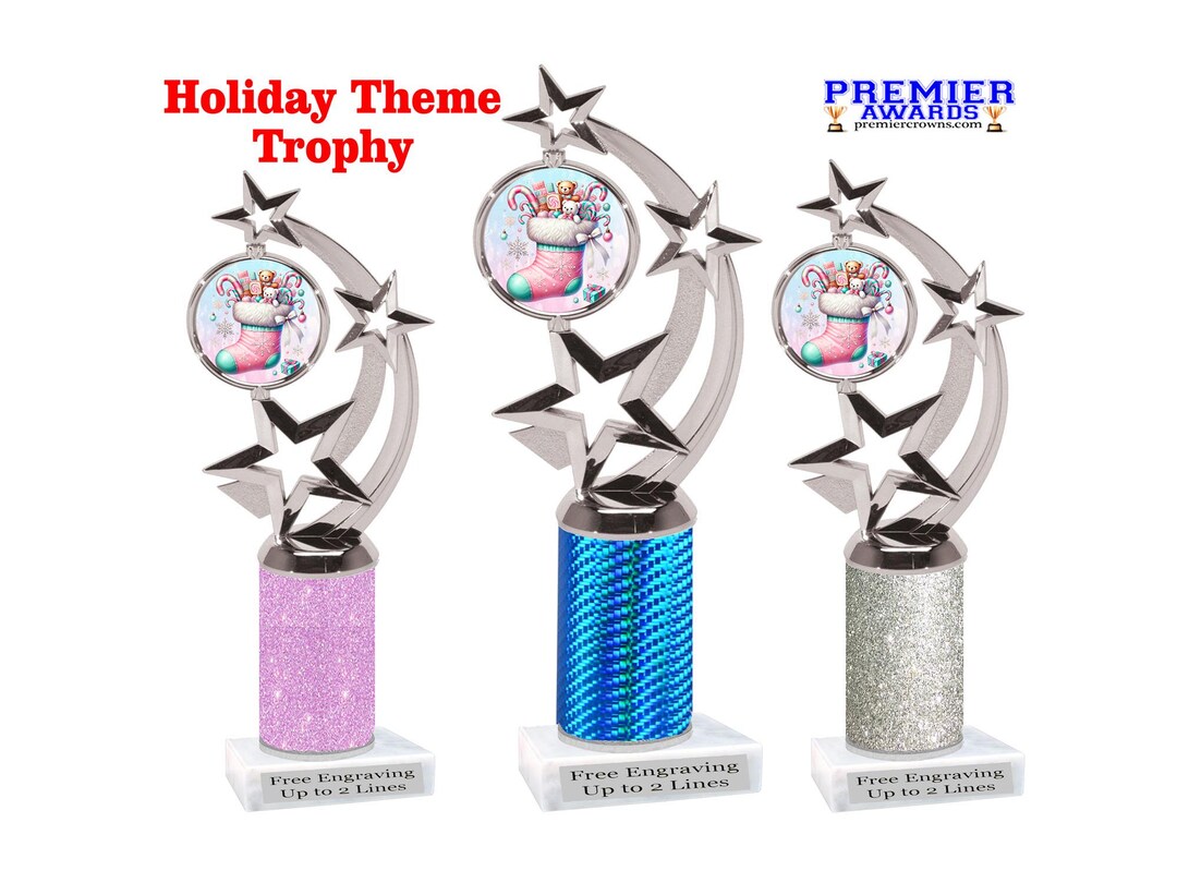 Holiday Theme Trophy. Great for All of Your Winter Pageants, Winter ...