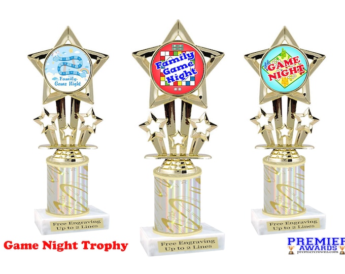 Game Night Trophy. Great Trophy for Your Family Game Night Start a New ...