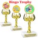 BINGO Trophy 6 Tall With Choice of 5 Designs. Great Trophy for Your ...