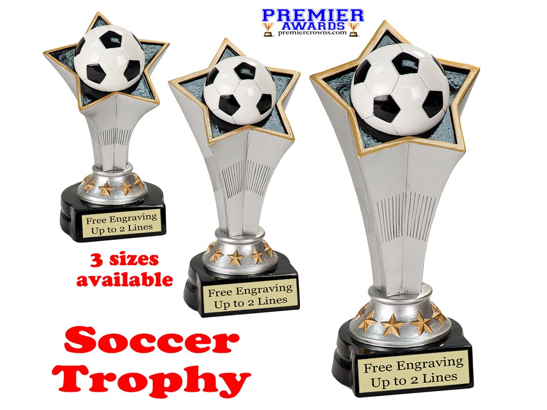 Soccer Trophy. Great Trophy for Your Team, Tournaments, Family Games ...